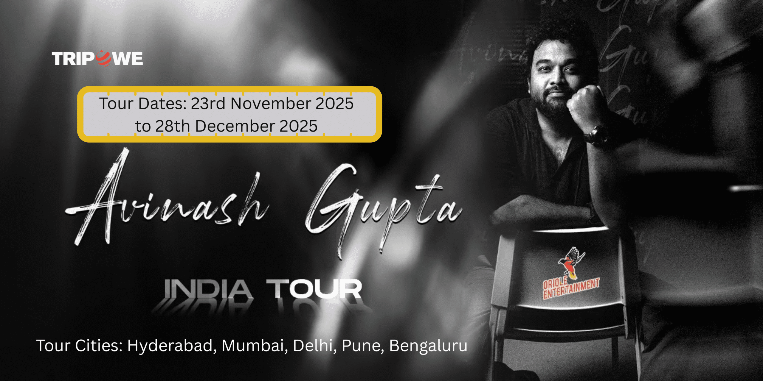 Avinash Gupta Musical Nostalgia India Tour 2025 | Live Concert - Tripowe